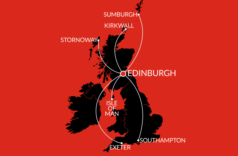 Fly from Edinburgh | Islands and UK Regional Travel